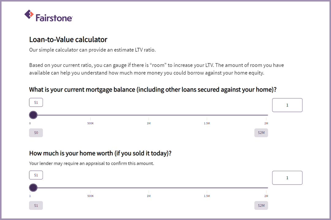 Everything you need to know about loan to value | Fairstone